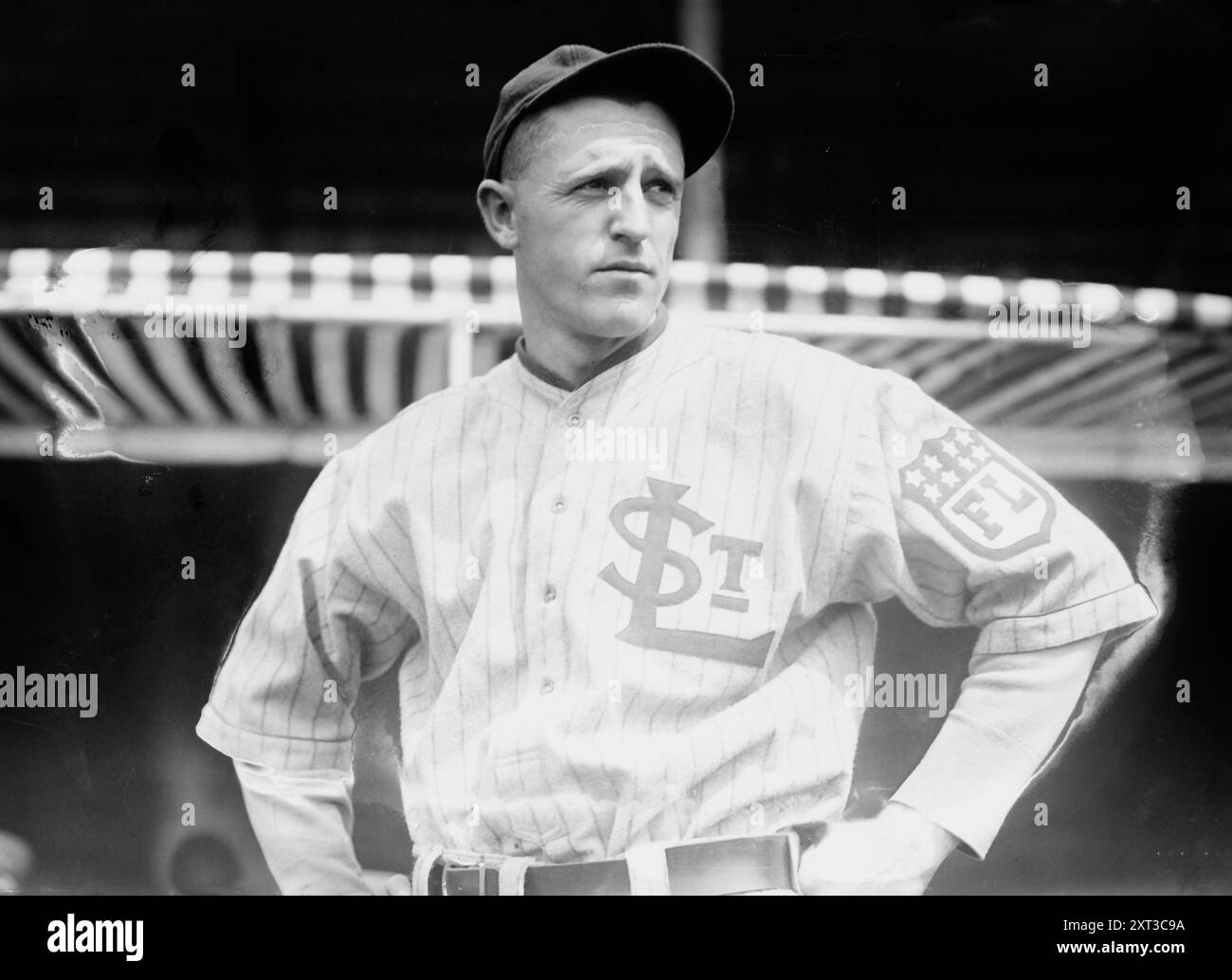 Harry Chapman, St. Louis Federal League (baseball), 1915 Stock Photo ...