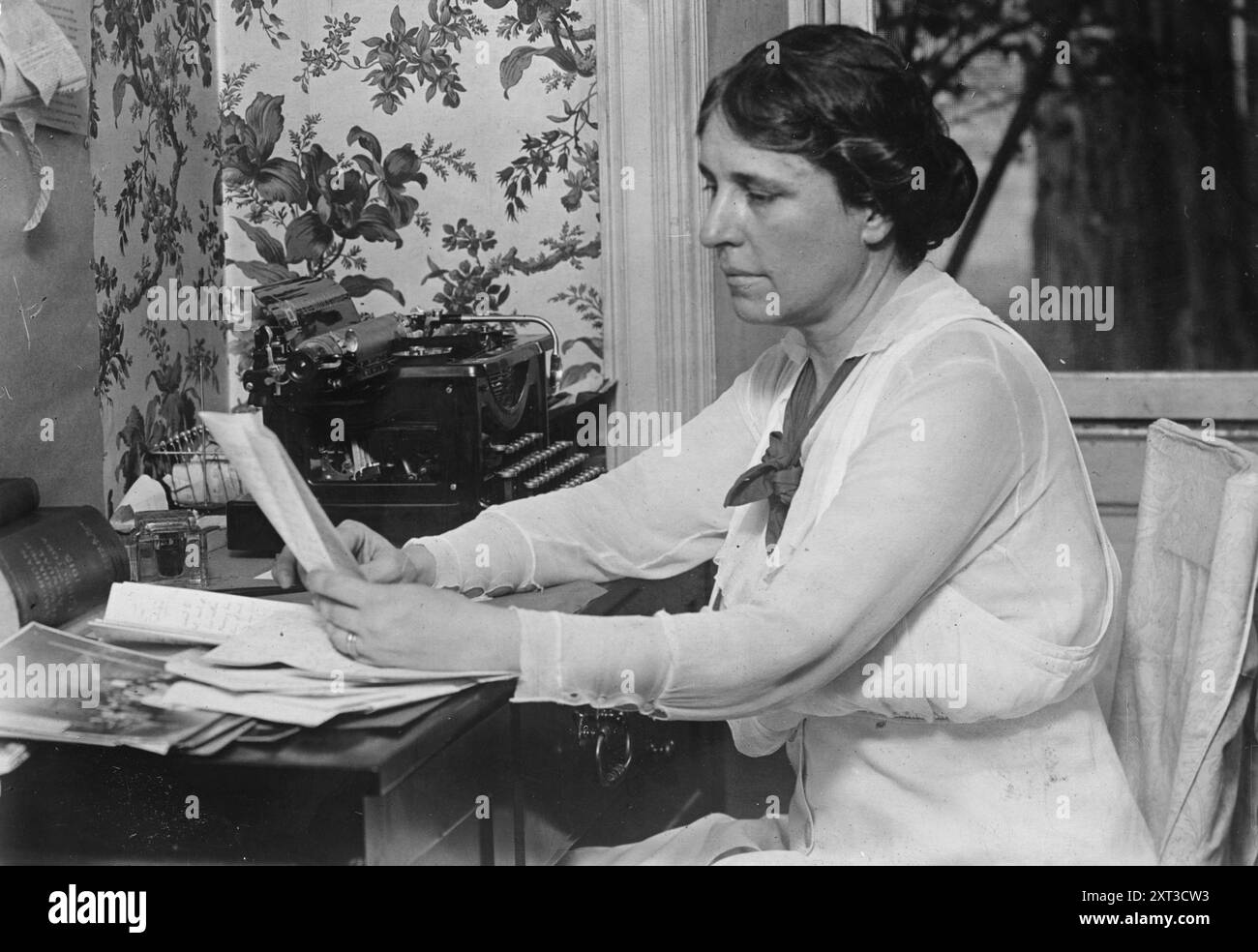 Mrs. Abby Scott Baker, 1916. Shows Abby Scott Baker (1871-1944 ...