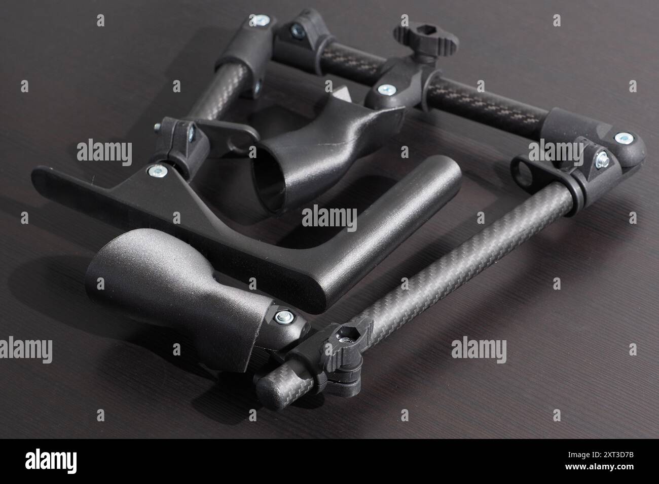 Gunstock for VR gaming. New VR gun stock for controllers Stock Photo ...