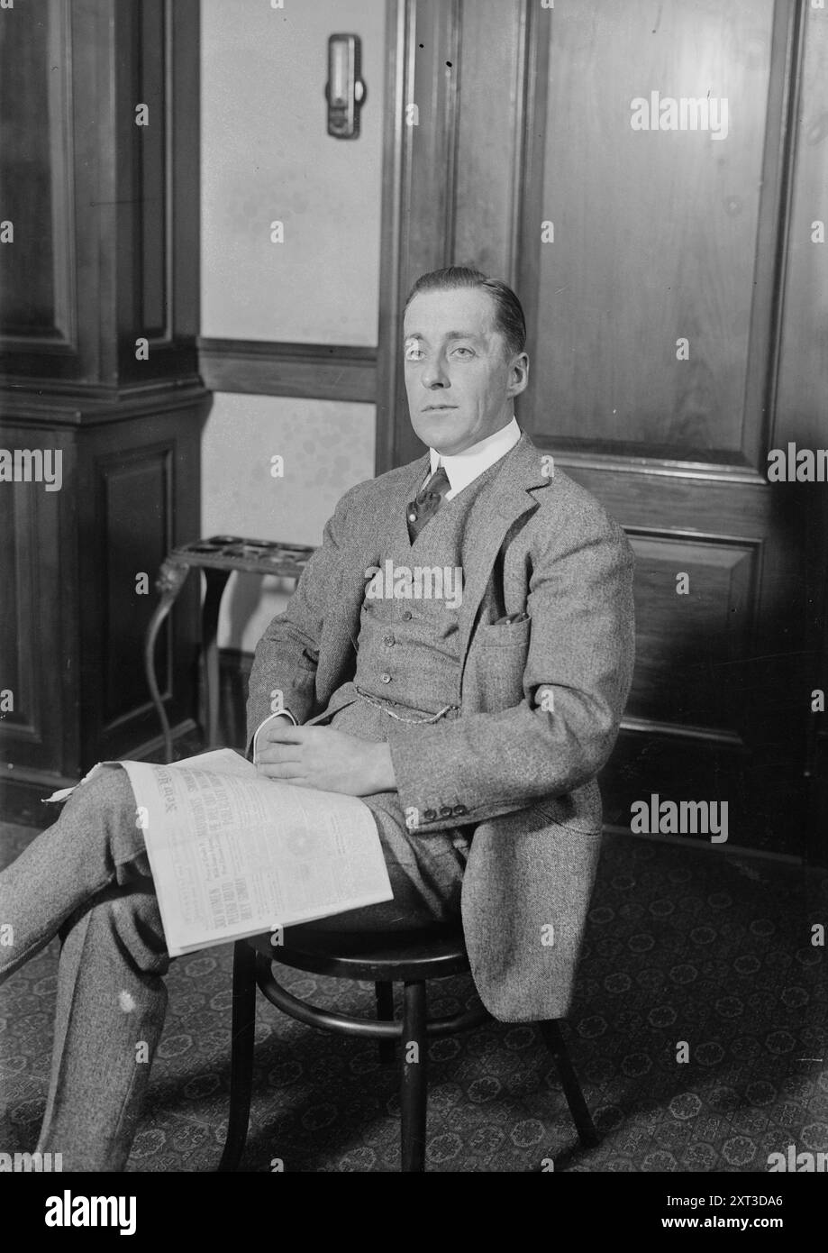 E.H.[i.e. F] Hutton, 1917. Shows American financier and co-founder of E ...