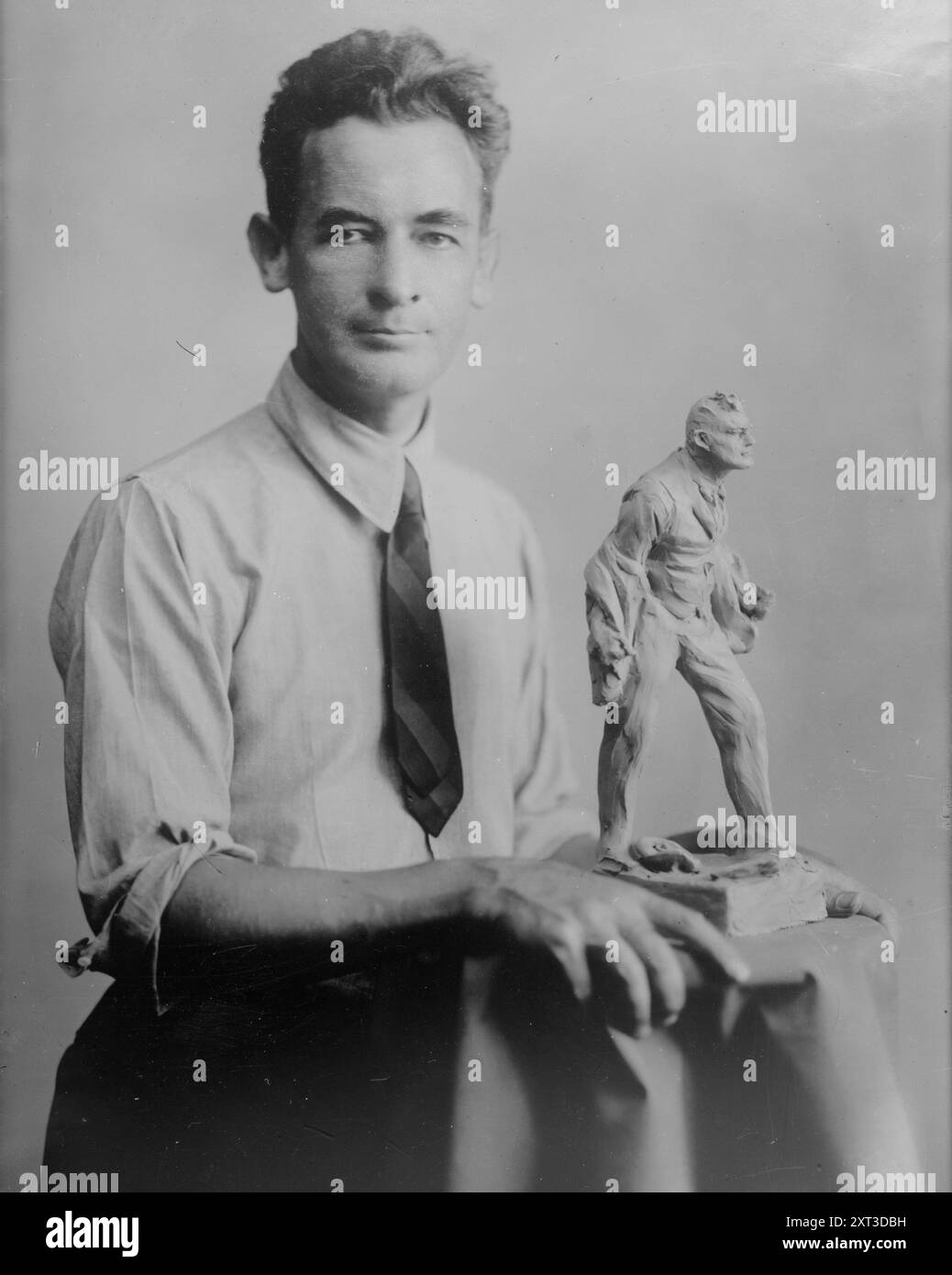 J.M. Flagg, between c1915 and c1920. Shows American artist James ...