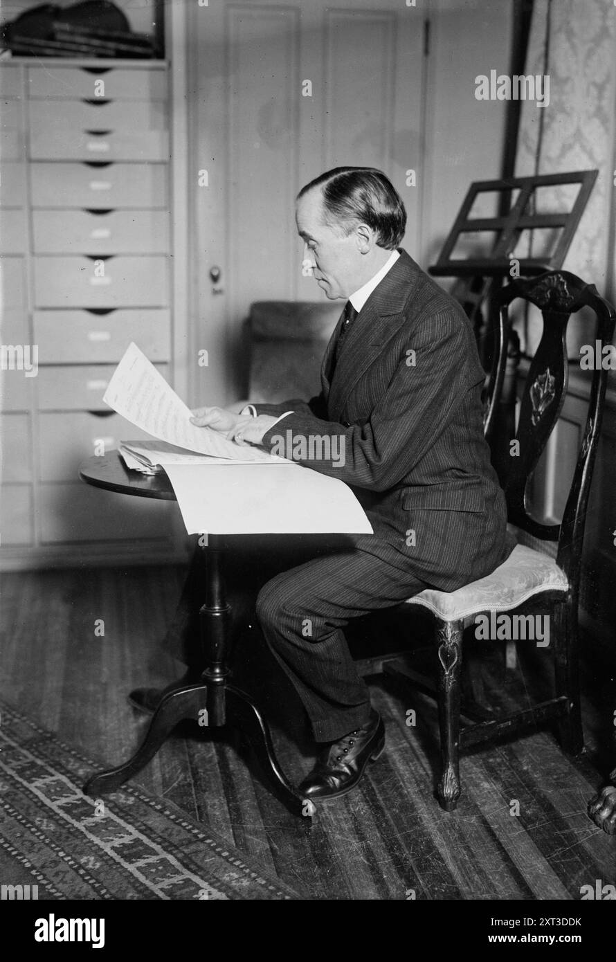 Geo. Hamlin, between c1915 and c1920. Shows tenor singer George Hamlin ...