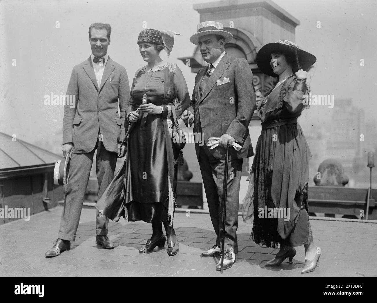 Fashion party outside Black and White Stock Photos & Images - Alamy