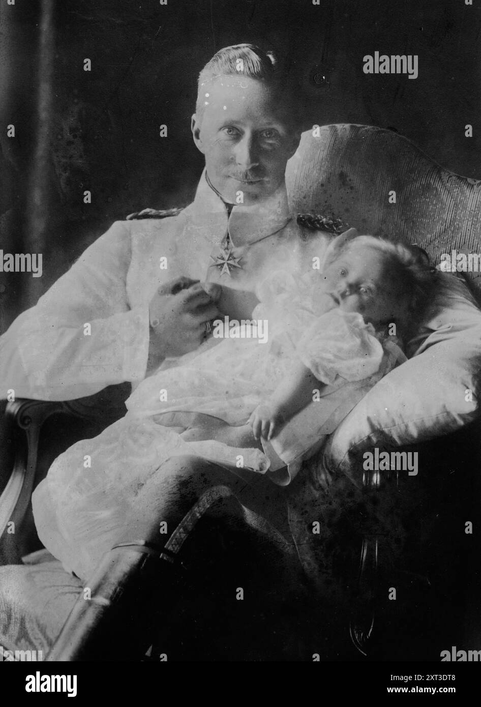 Crown Prince of Germ. [i.e., Germany] & daughter, 1916. Shows Crown ...