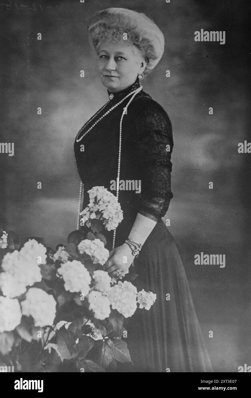 Ex-Kaiserin, 1918. Shows Augusta Victoria of Schleswig-Holstein (1858 ...