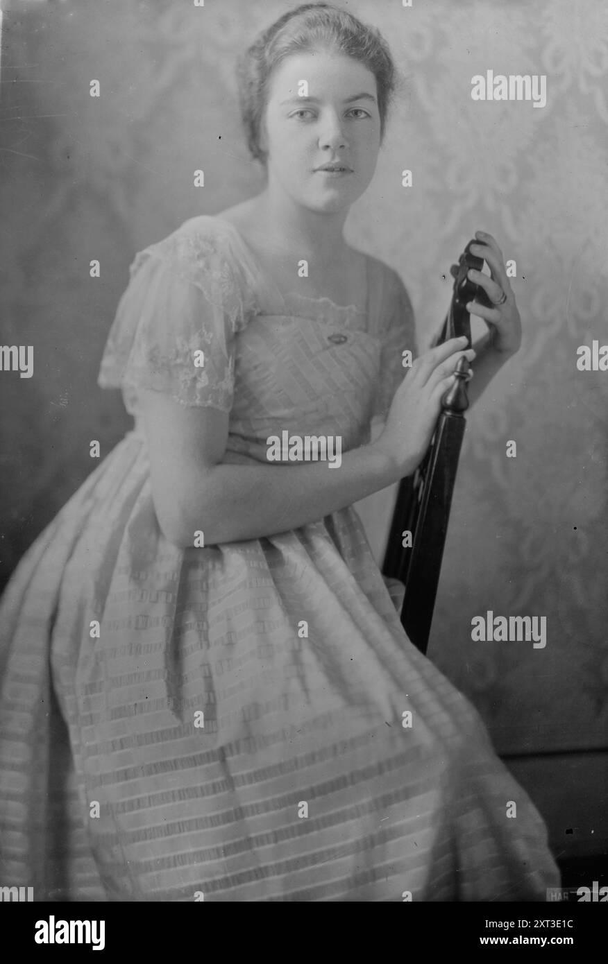 Katherine Harding, Mrs. L.S. Tailer, 1917. Shows Katherine Harding, the ...