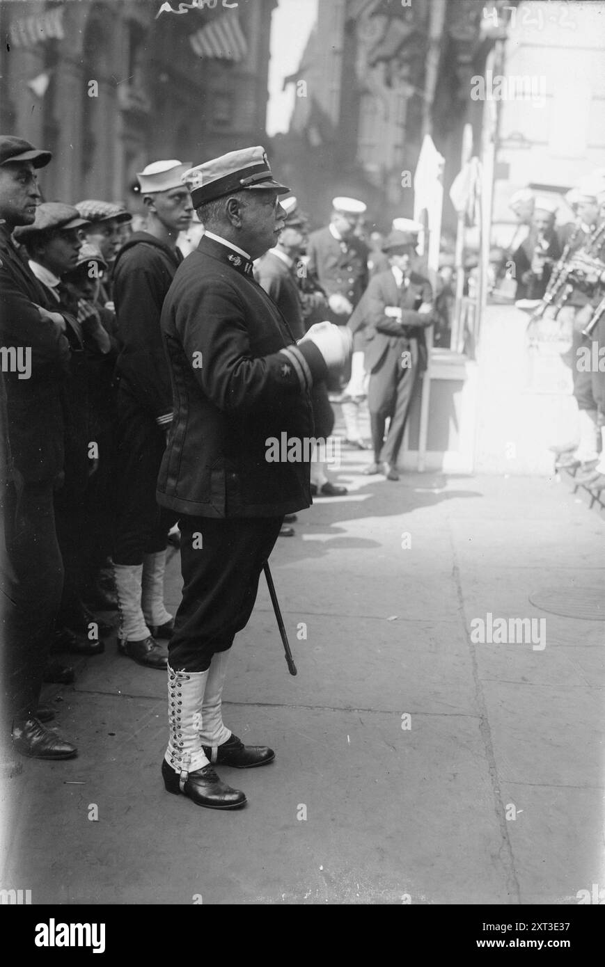 Sousa, 1918. Shows composer and conductor John Philip Sousa (1854-1932 ...