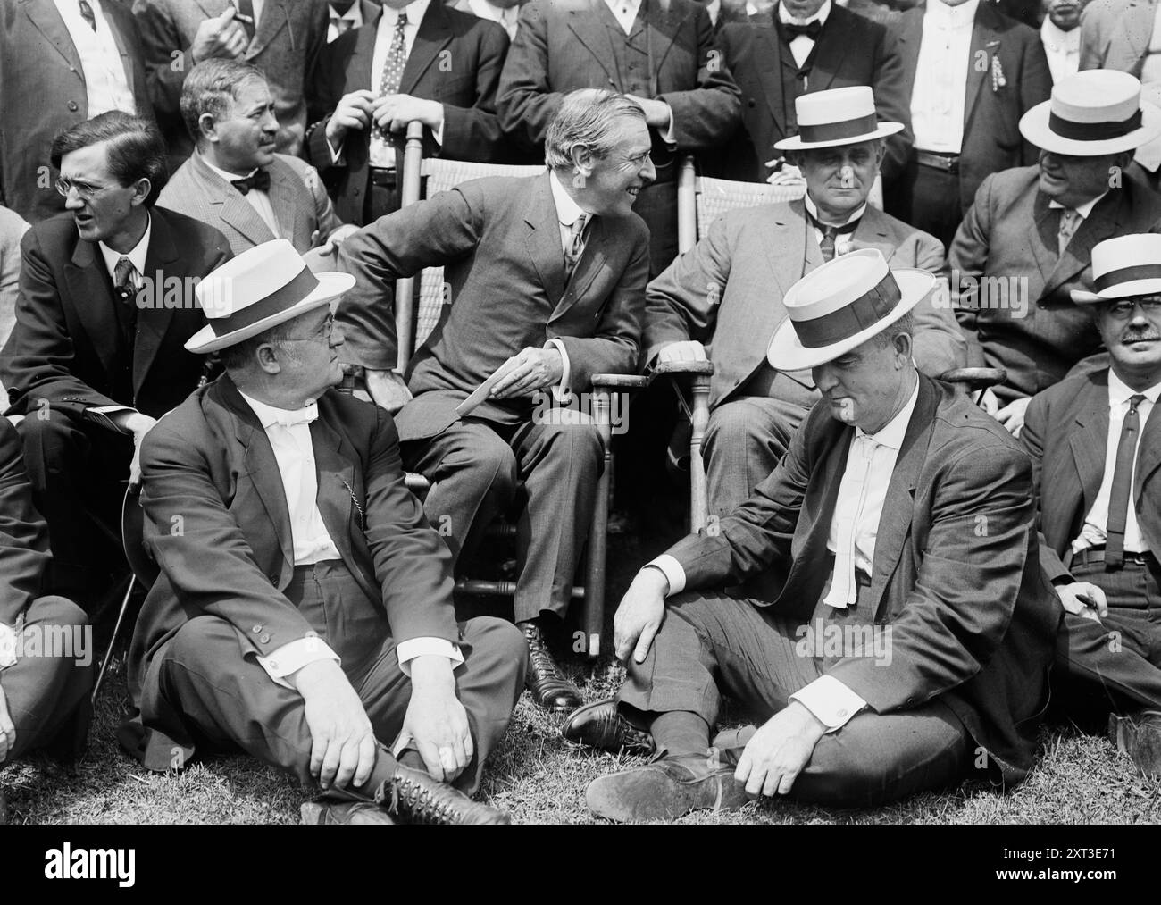Woodrow Wilson; Champ Clark, between c1910 and c1915. Shows President ...