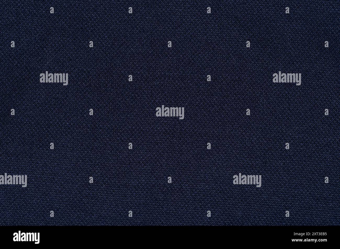 Dark blue fabric texture material pattern macro close up view Stock Photo - Alamy