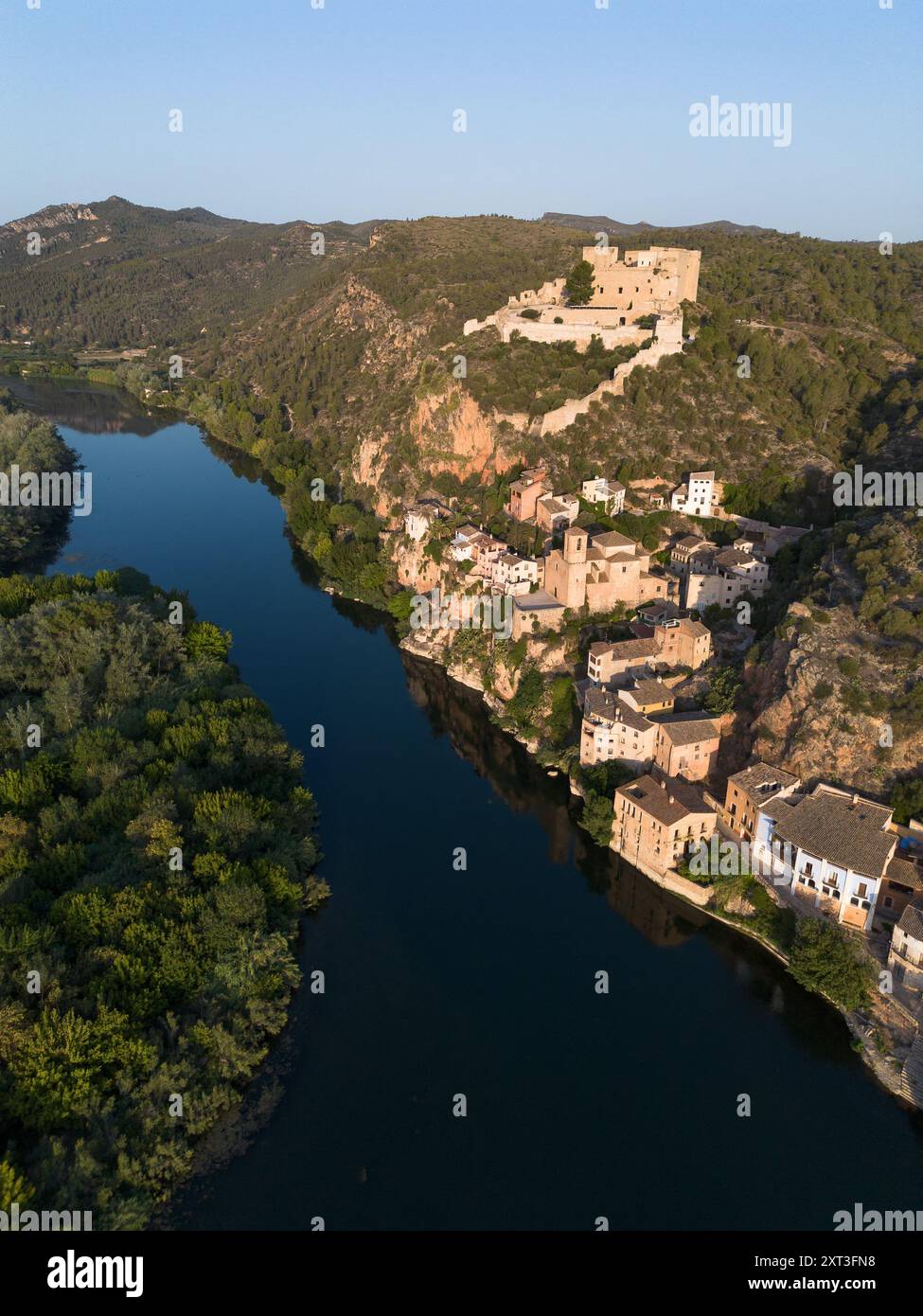 Ebro river town miravet hi-res stock photography and images - Alamy