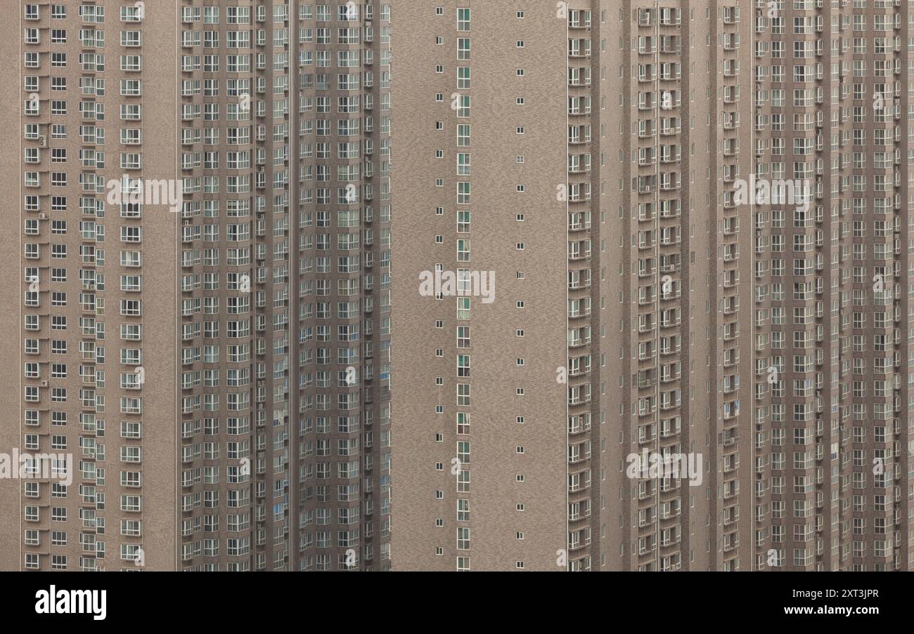 This image captures the detailed architecture of high-density ...