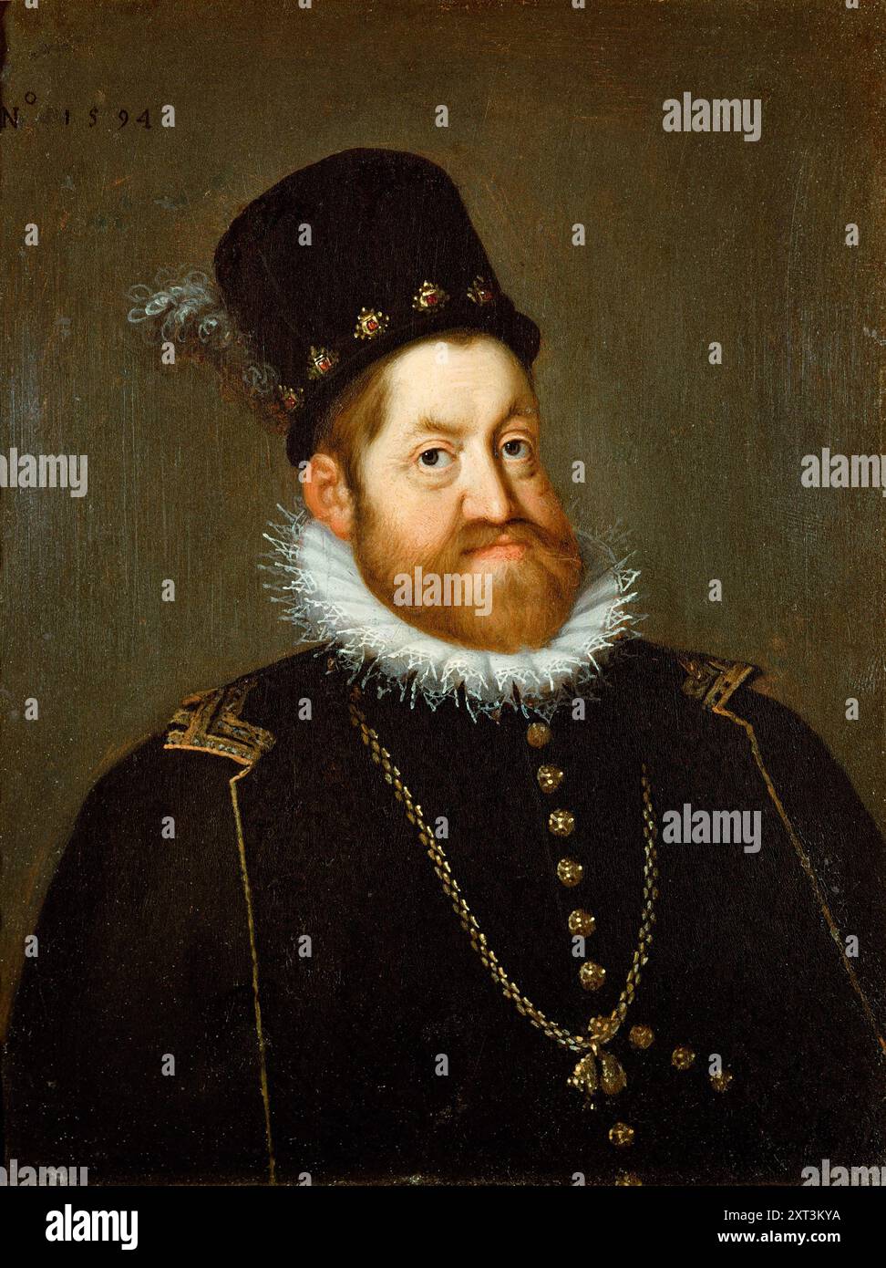 Portrait of Rudolf II of Austria (1552–1612), Holy Roman Emperor, c1592 ...