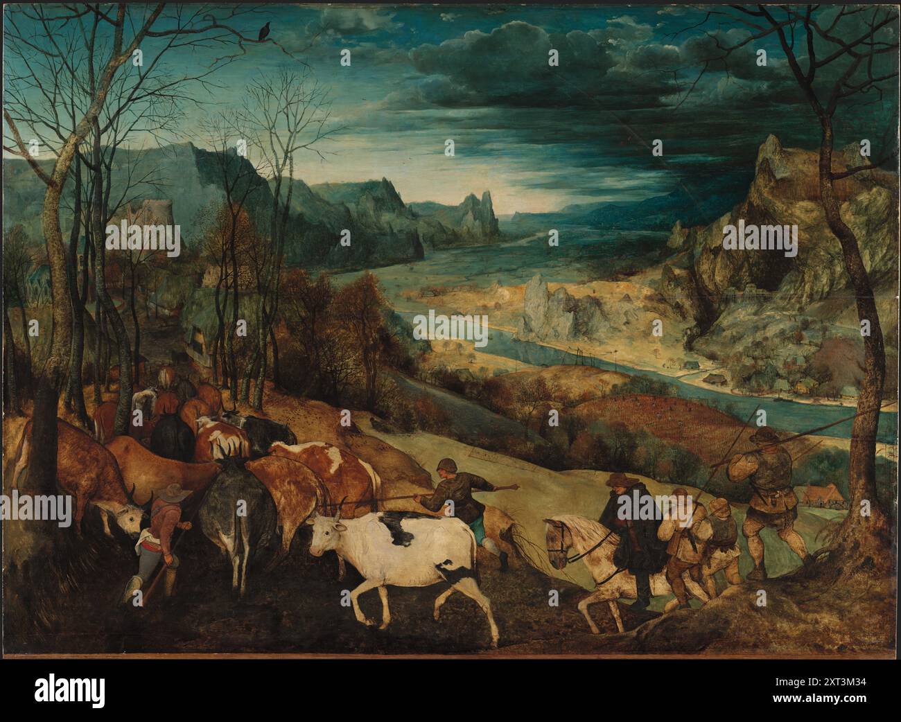 The Return of the Herd (Autumn), 1565. Found in the Collection of the ...