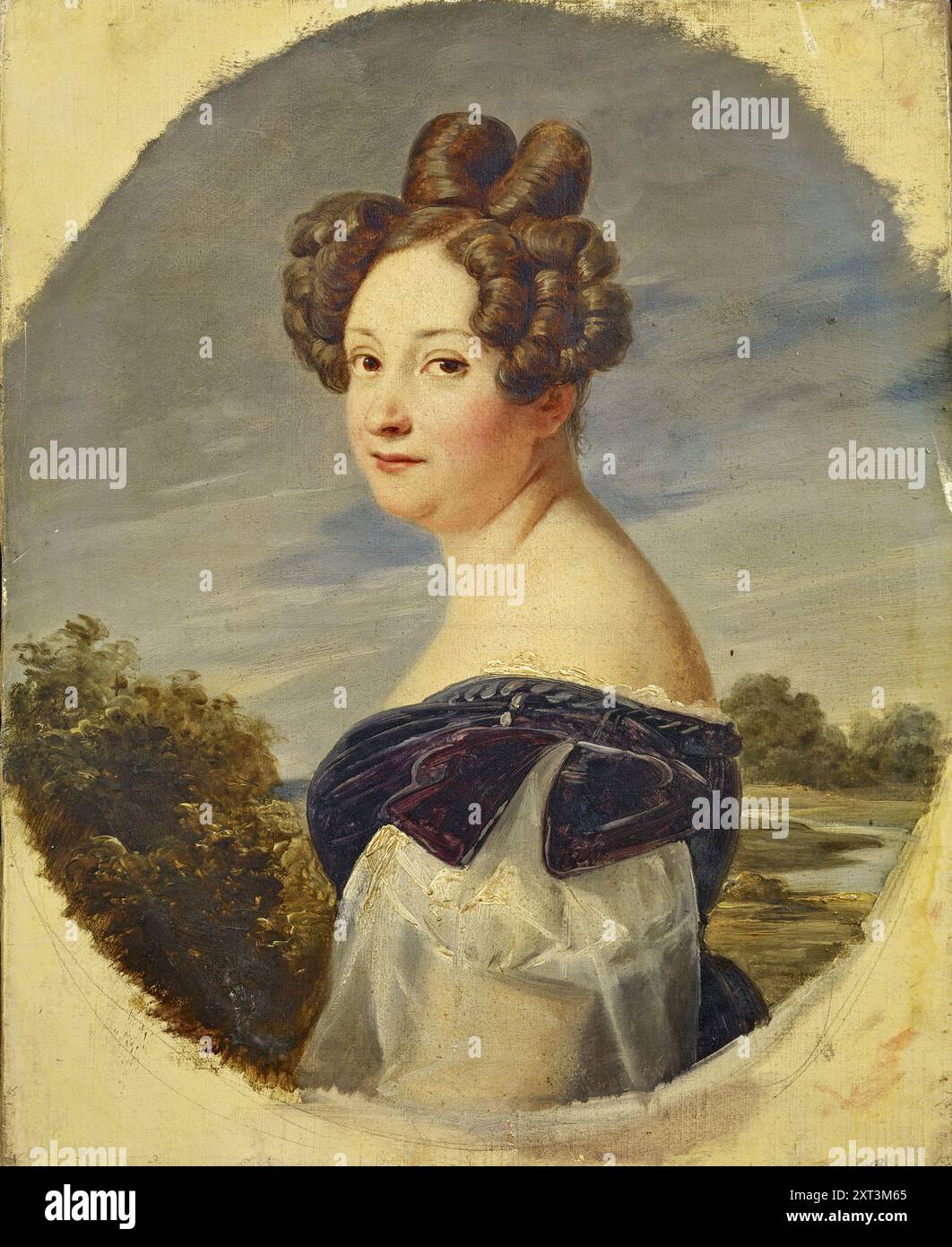 Portrait of the opera singer Marie-Julie Halligner (1786-1850), c1820 ...