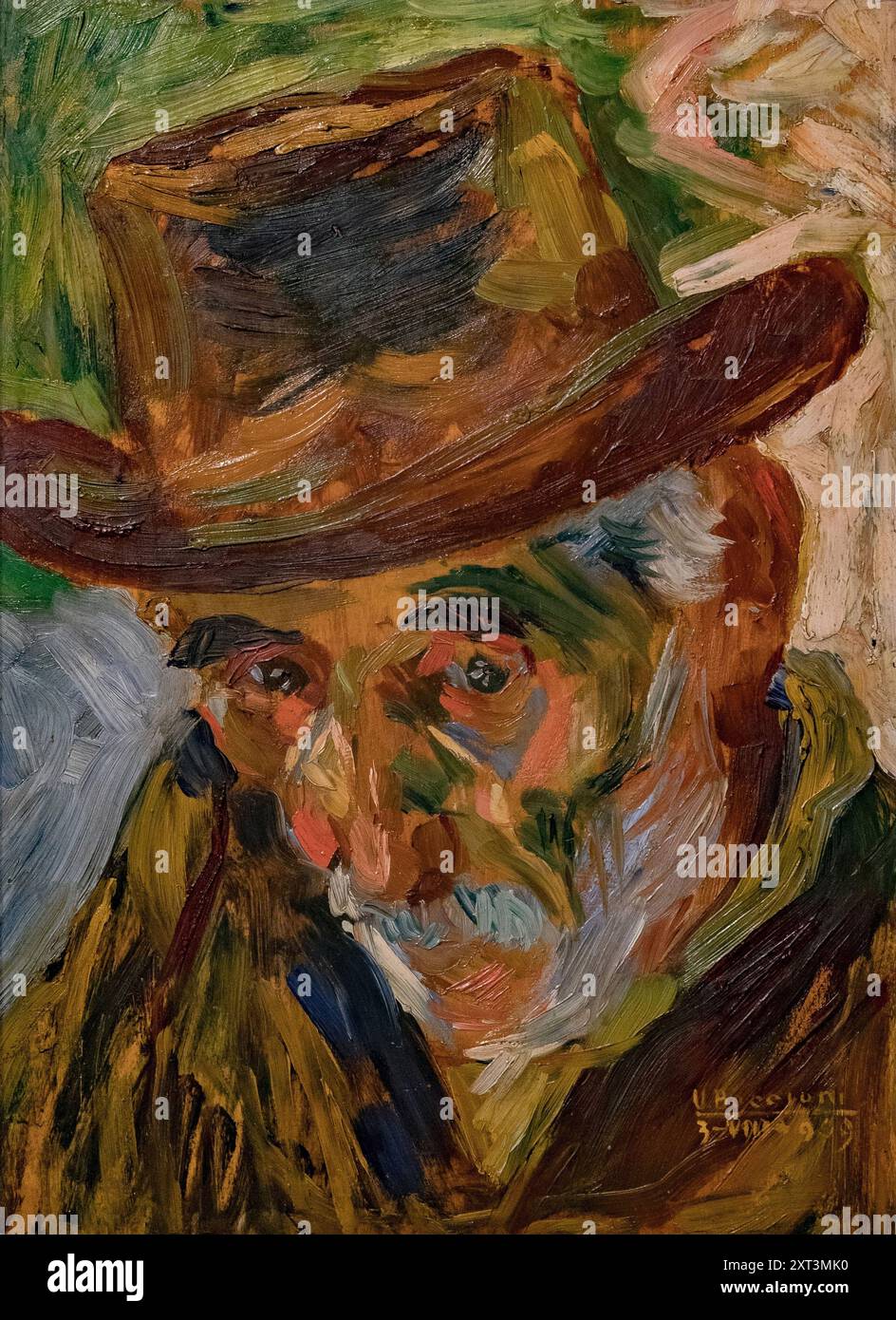 Head of an old Man , 1909. Found in the Collection of the Casa Museo ...