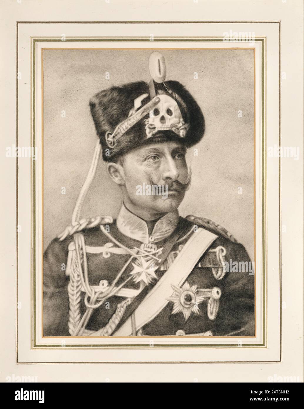Portrait of Emperor Wilhelm II (1859-1941), in hussar uniform, c1914 ...