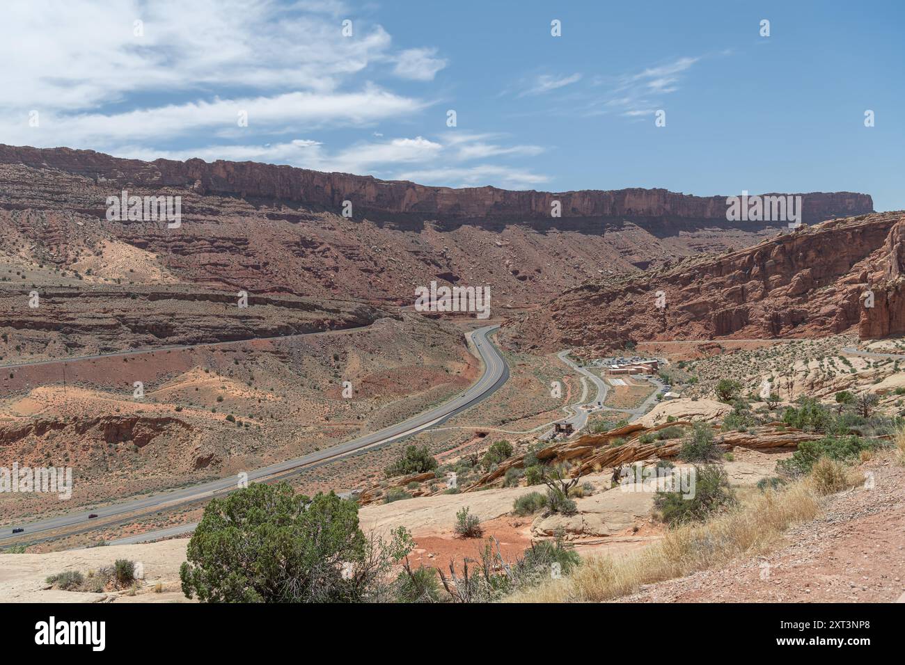 The entrance booth and Visitor center at Arches National Park , Utah ...