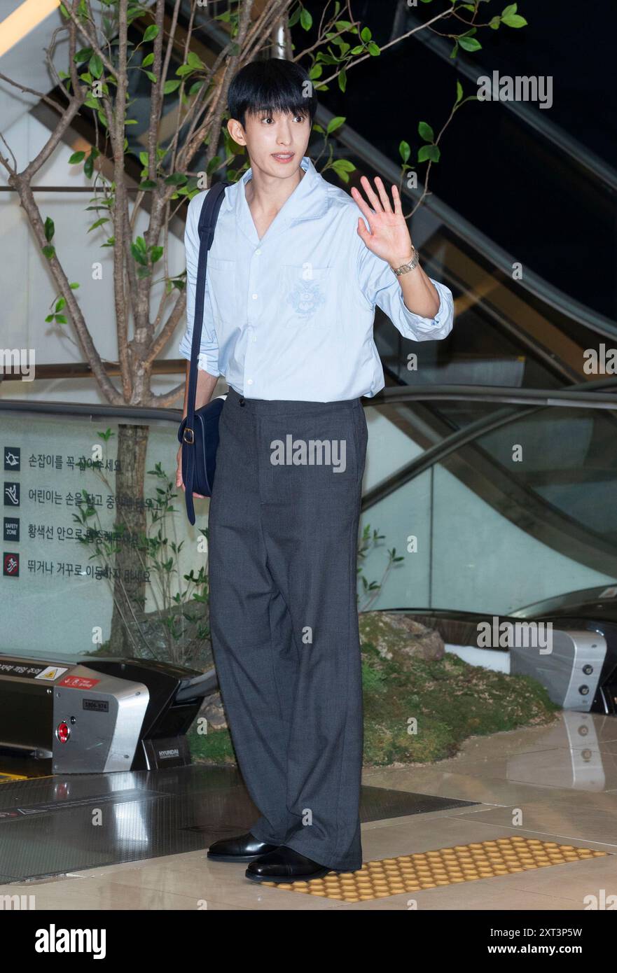 Seoul, South Korea. 13th Aug, 2024. South Korean singer Dokyeom, member ...