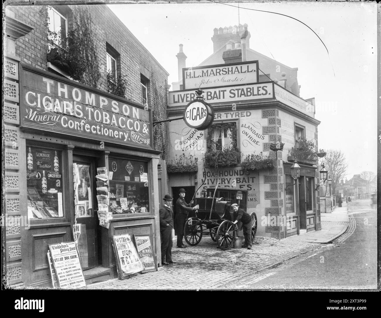 Livery stable sign Black and White Stock Photos & Images - Alamy
