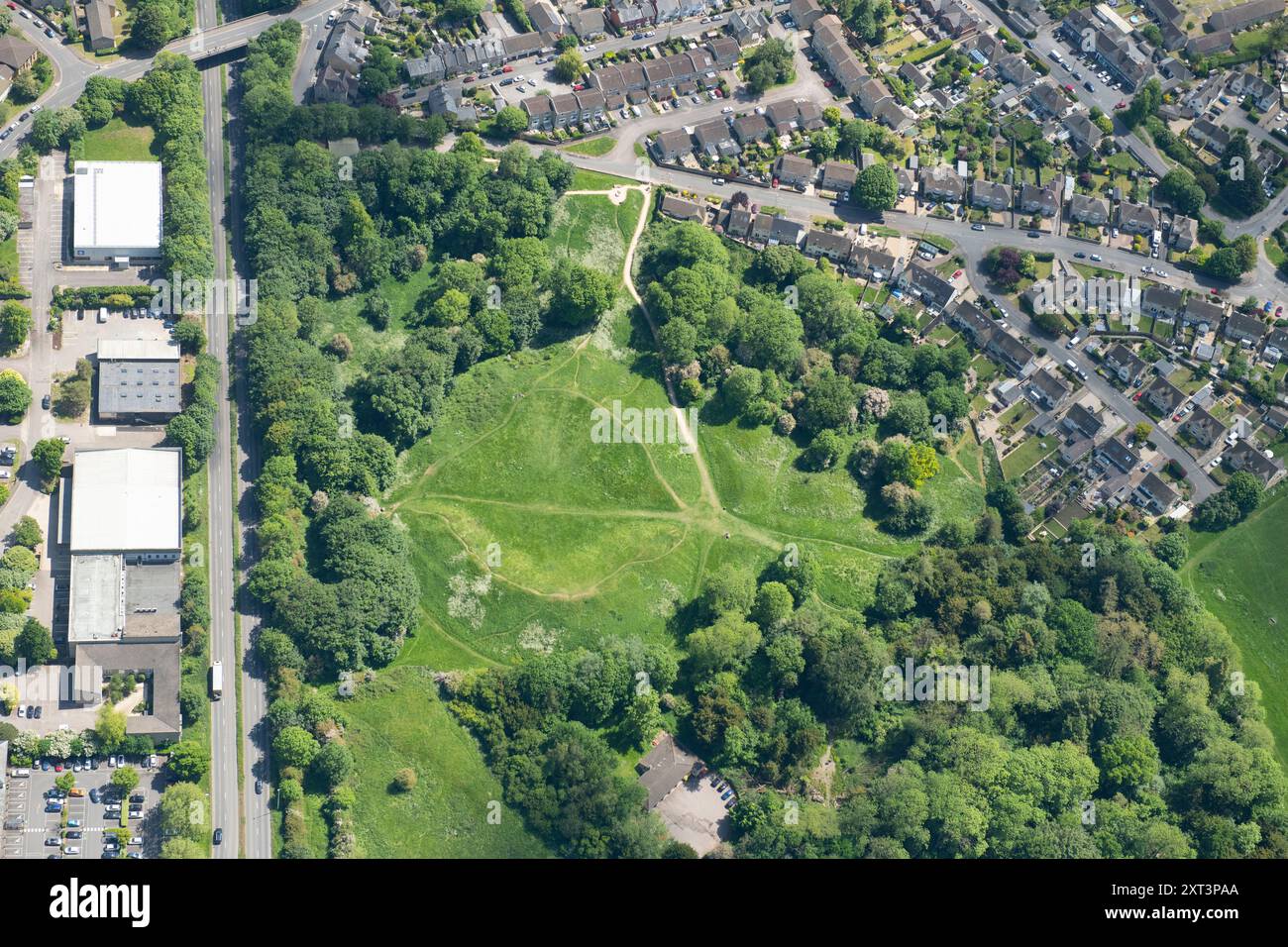 The Bull Ring, a Roman amphitheatre earthwork in Cirencester ...
