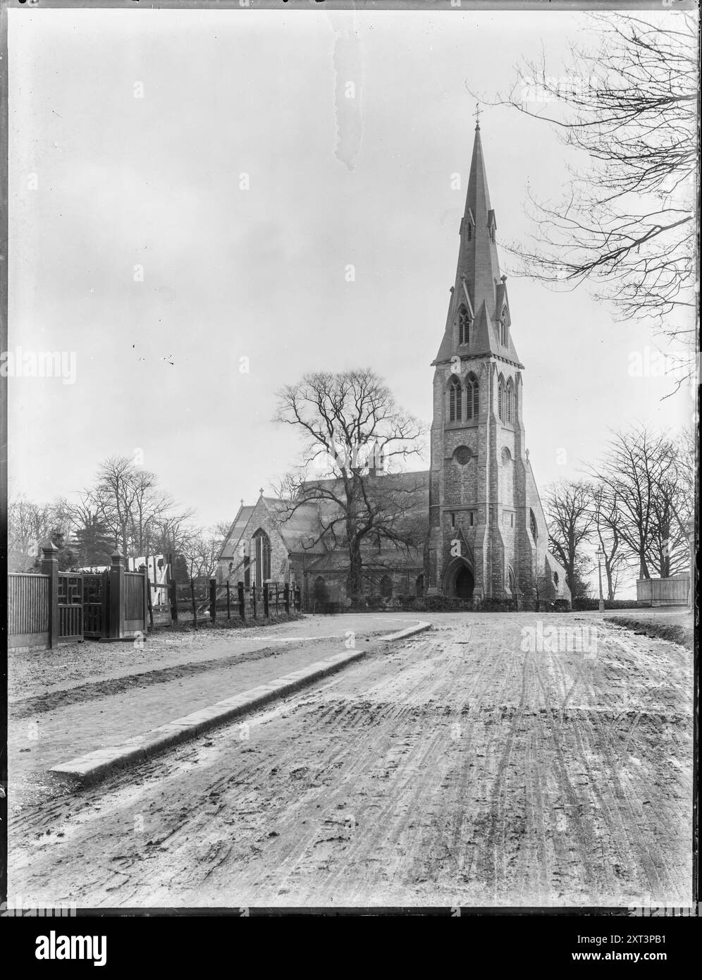 Holy trinity spire Black and White Stock Photos & Images - Alamy