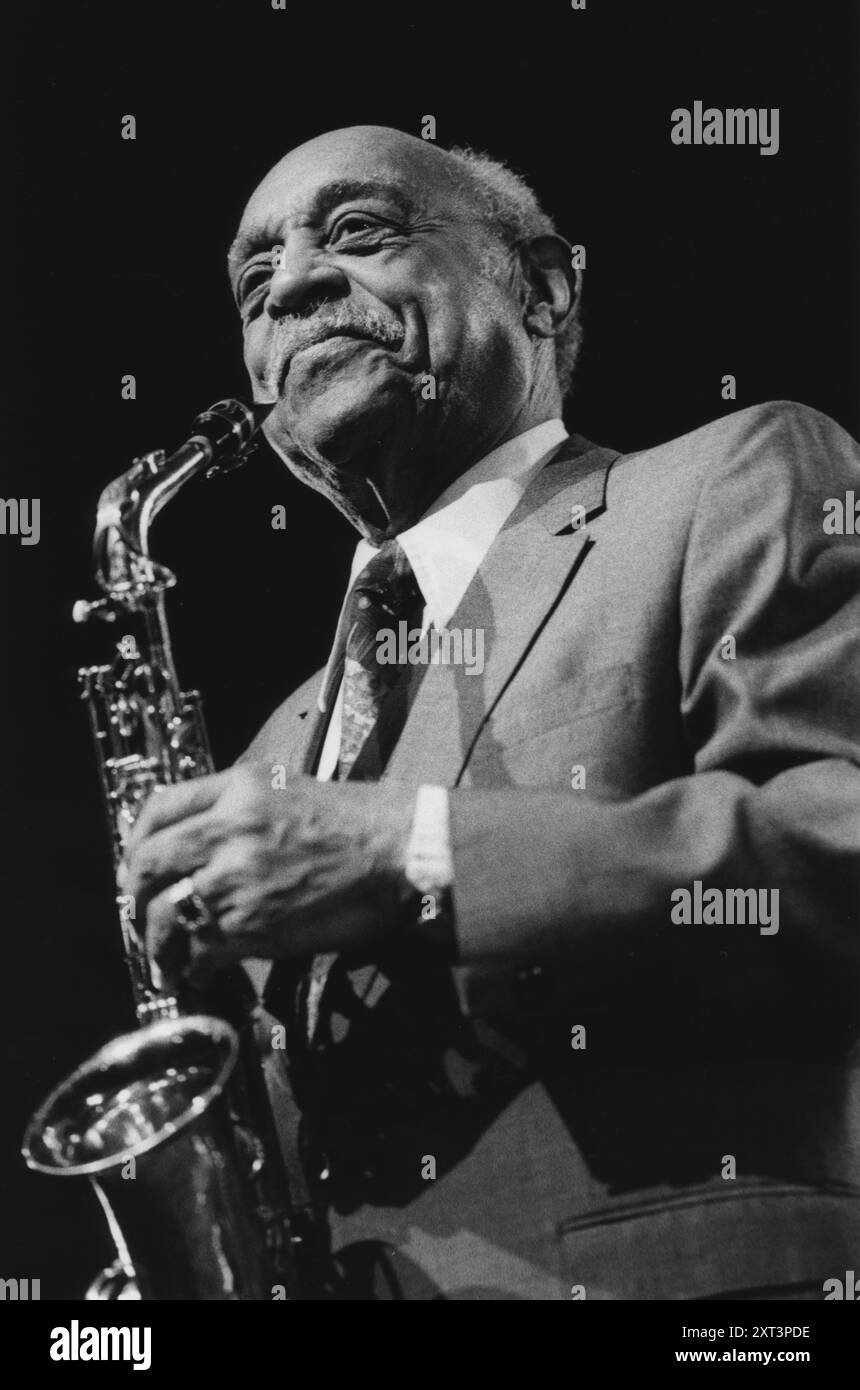 Benny Carter, North Sea Jazz Festival, Netherlands, 1995 Stock Photo ...