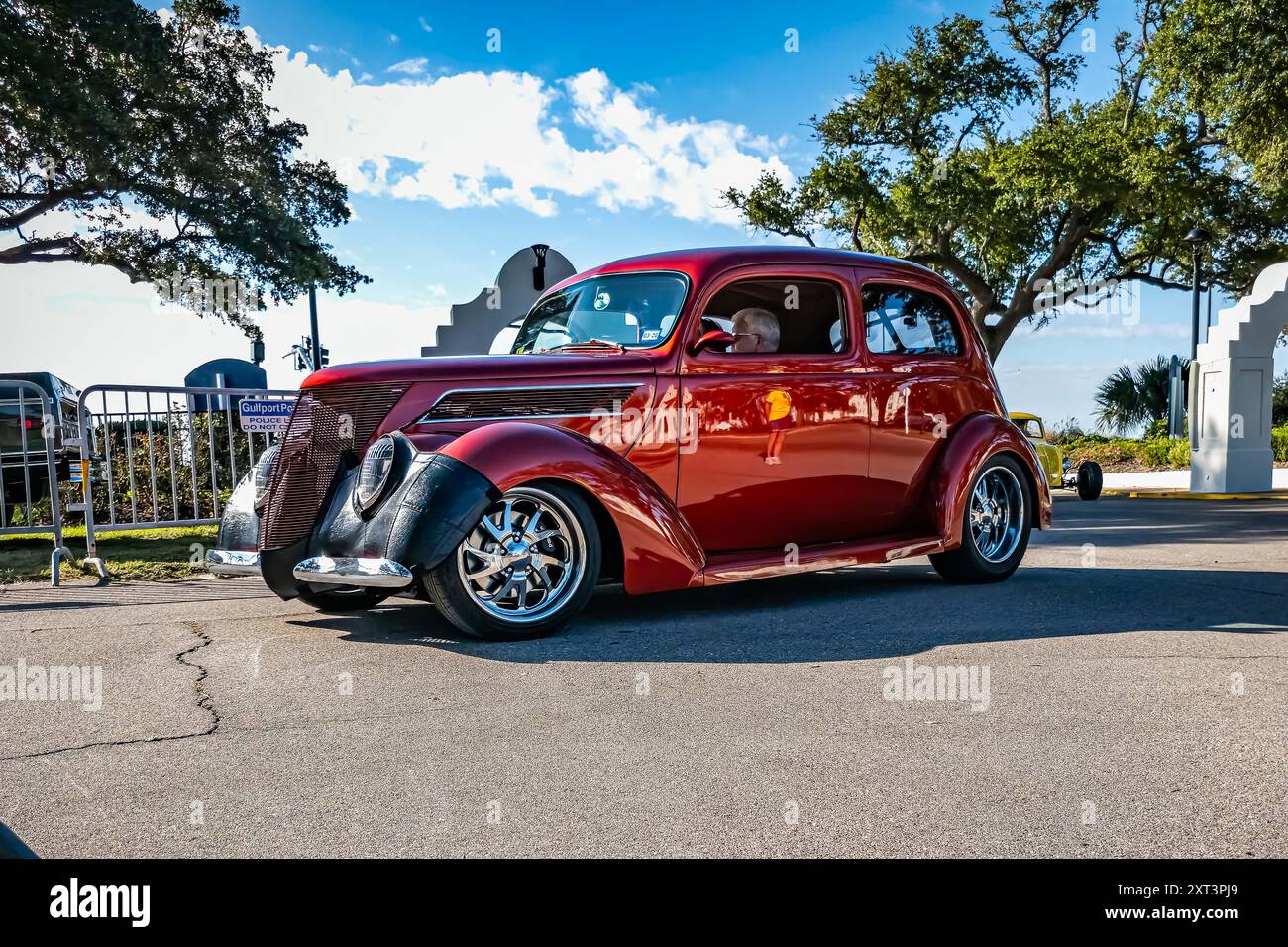 Gulfport, MS - October 02, 2023: Low perspective front corner view of a ...