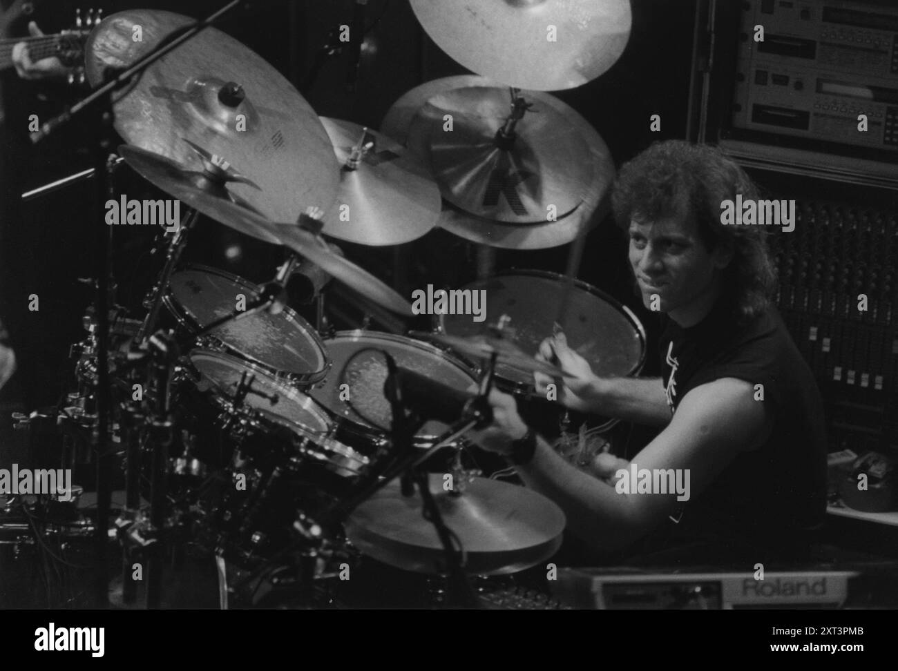 Dave Weckl, Norwich, 1990 Stock Photo - Alamy