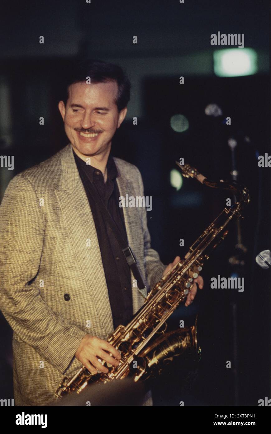 Scott Hamilton, Old Dot Jazz House, Cambridge, August 1991 Stock Photo ...