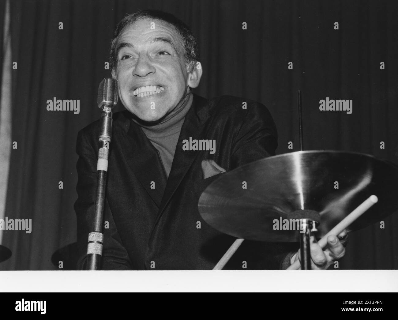 Buddy Rich, Premier Drums Clinic, London, 1967 Stock Photo - Alamy