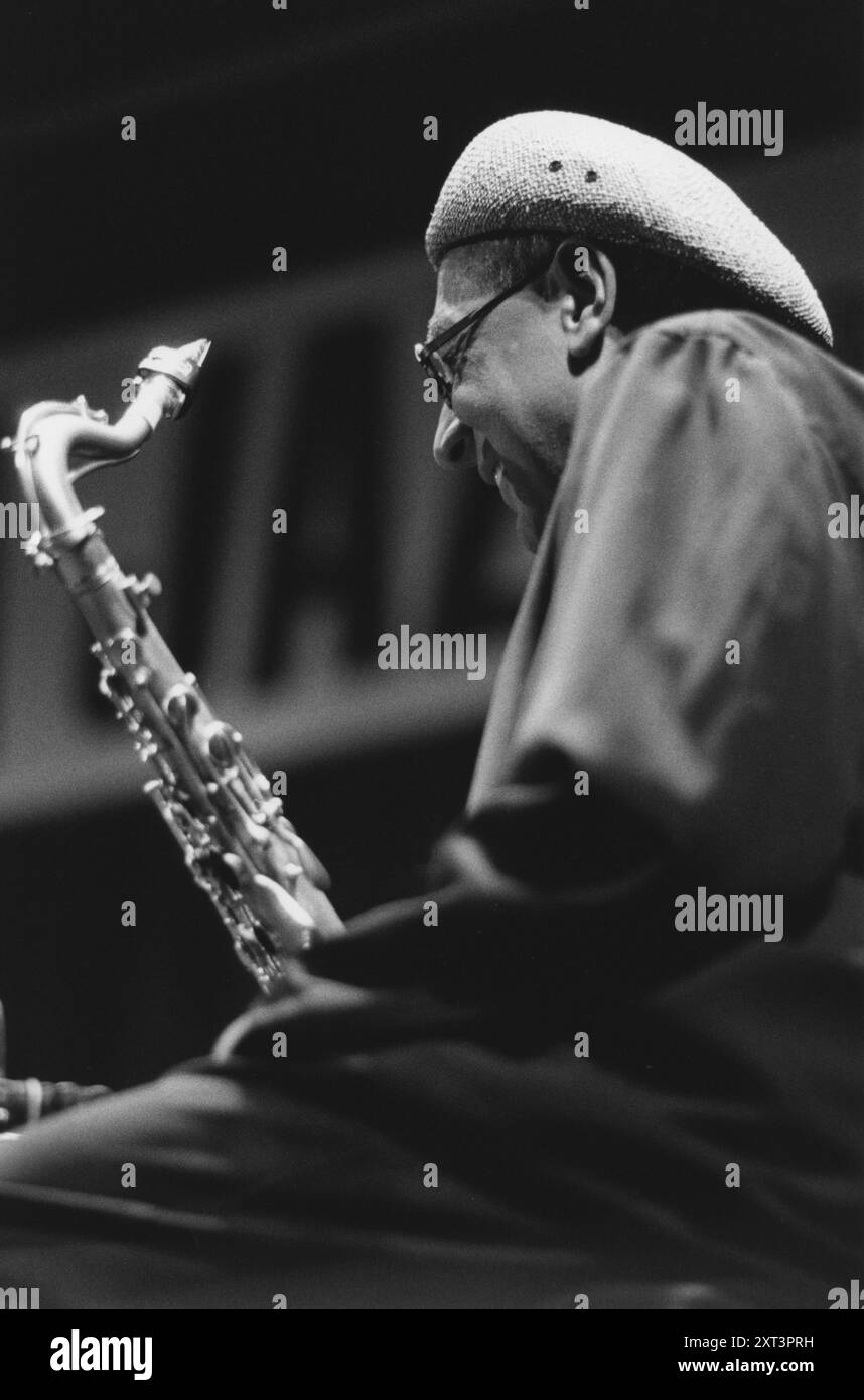 Charles Lloyd, North Sea Jazz Festival, Netherlands, 1993 Stock Photo ...