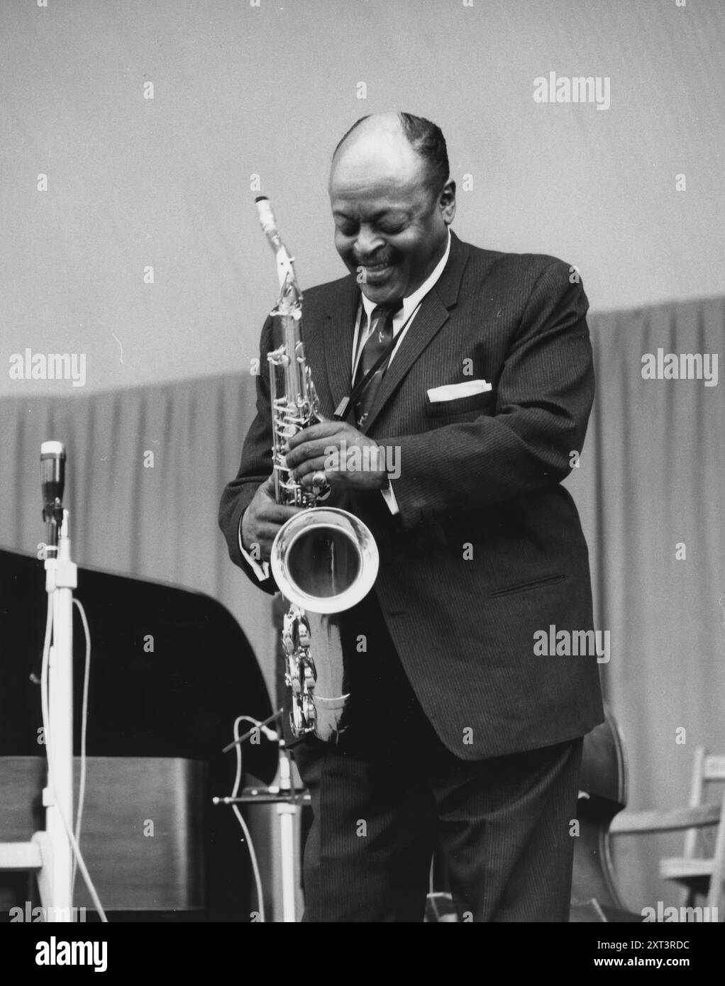 Ben Webster, Birmingham Jazz Festival, 1967 Stock Photo - Alamy