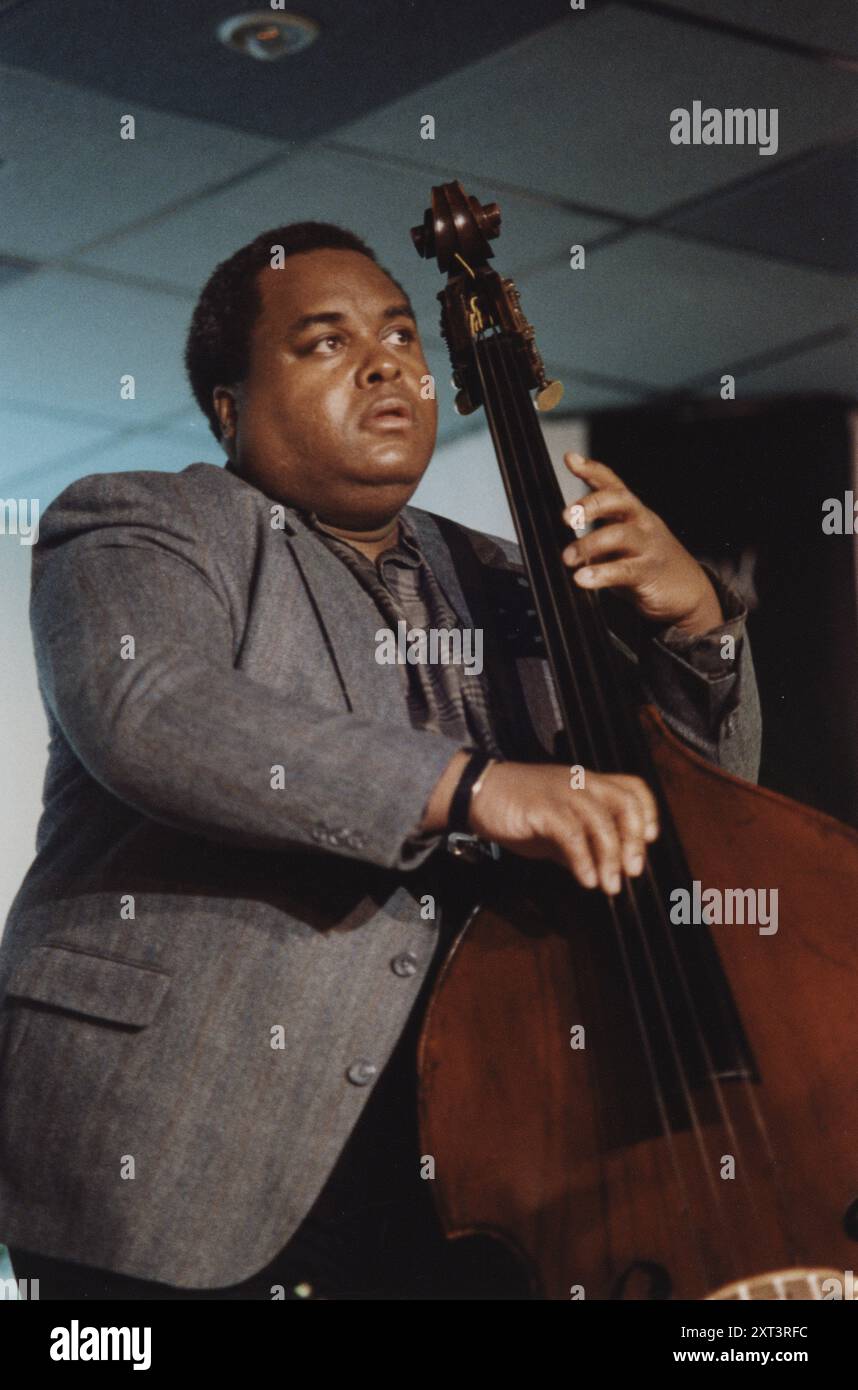 Ray Drummond, Jazz Inn Party, Nordwijk, Netherlands, 1989 Stock Photo ...