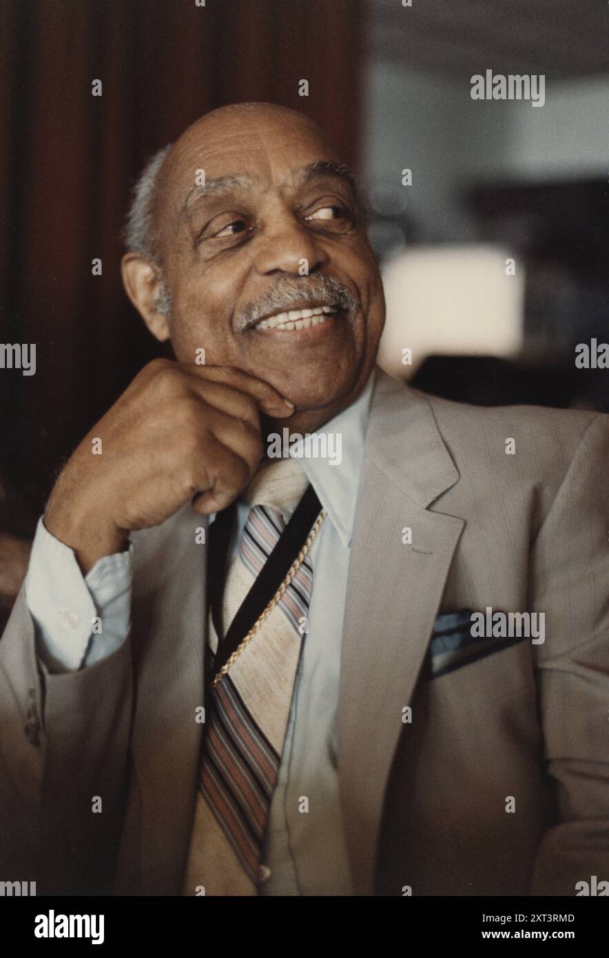 Benny Carter, Jazz Inn Party '89 Nordwijk, Netherlands, 1989 Stock ...