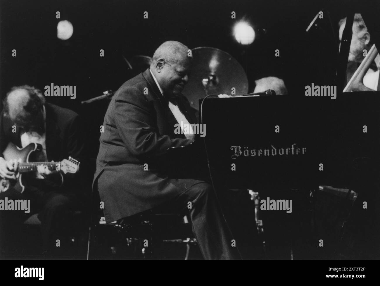 Oscar Peterson, North Sea Jazz Festival, Netherlands, 1995 Stock Photo ...