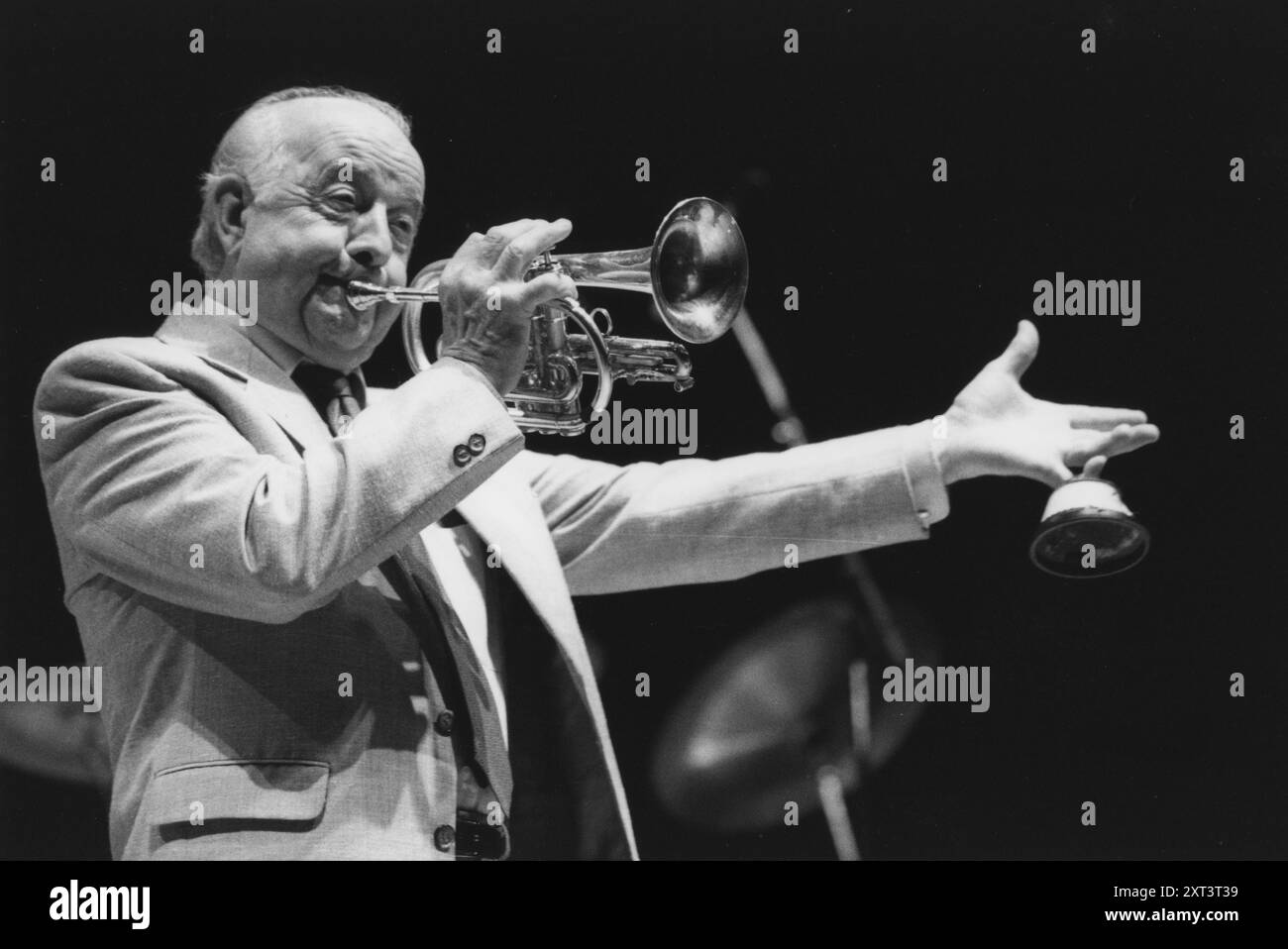 Kenny Baker, British All Star Band, Barbican, London, 1993 Stock Photo ...