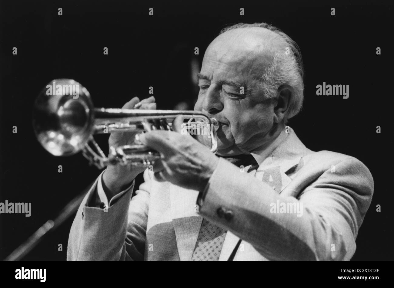 Kenny Baker, British All Star Band, Barbican, London, 1993 Stock Photo ...