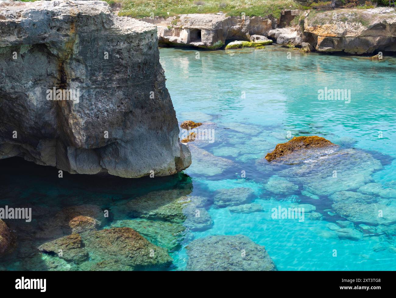 Holiday in Apulia. The important archaeological site and tourist resort ...