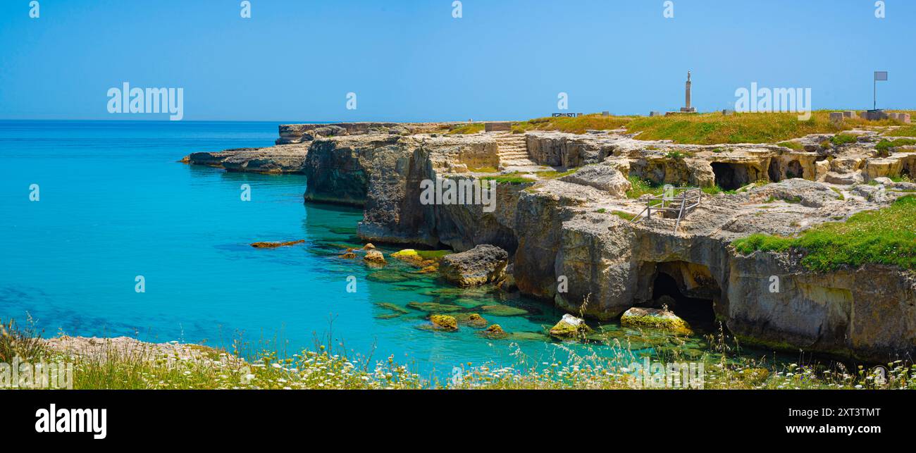 Holiday in Apulia. The important archaeological site and tourist resort ...