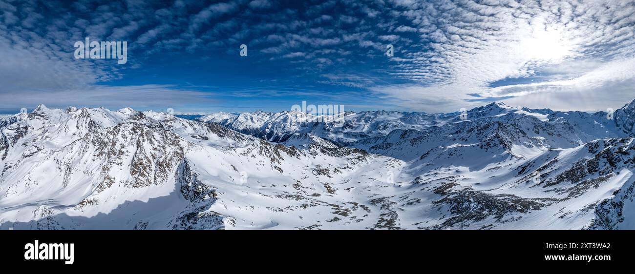 Aerial shot of alpine ridge hi-res stock photography and images - Alamy