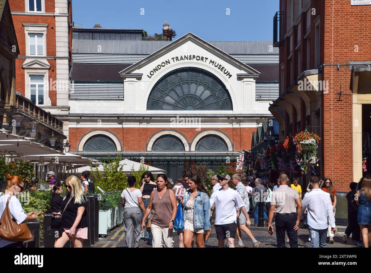 London, UK. 13th August 2024. London Transport Museum in Covent Garden ...
