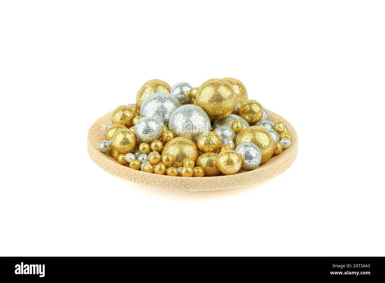 Rice balls colored with food coloring for decorating confectionery ...