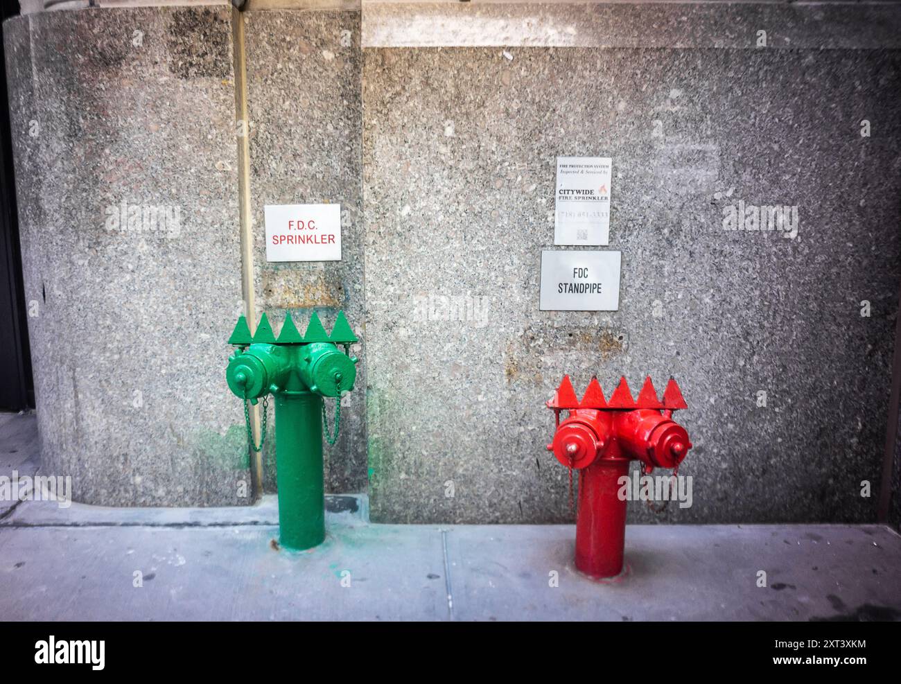 Set of standpipes, with metal on top to prevent sitting, in Chelsea in ...