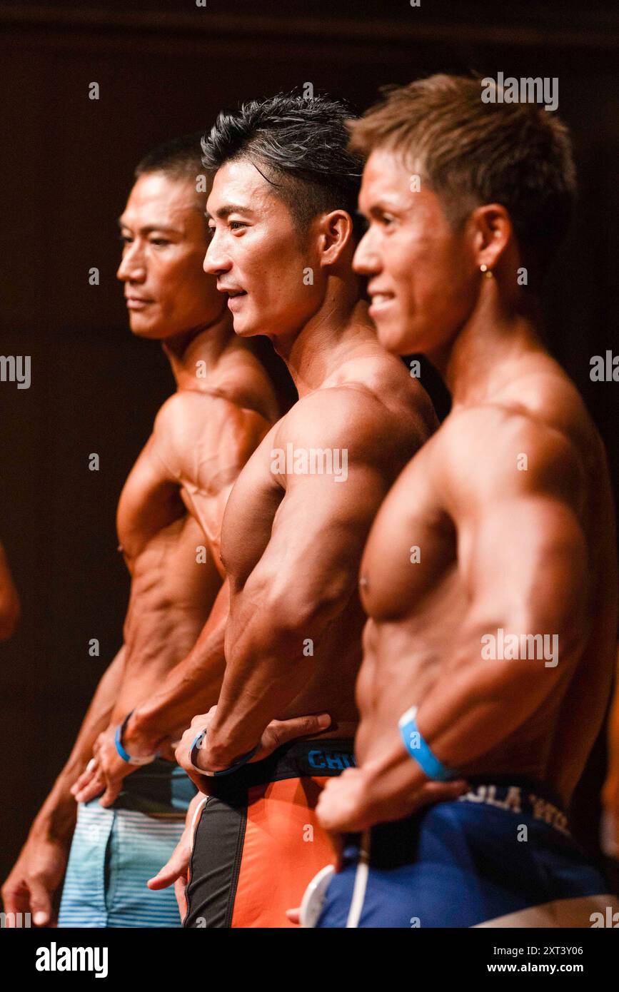 Yokosuka, Japan. 11th Aug, 2024. Nakamura Takuya (left), Ak? Y?ma ...