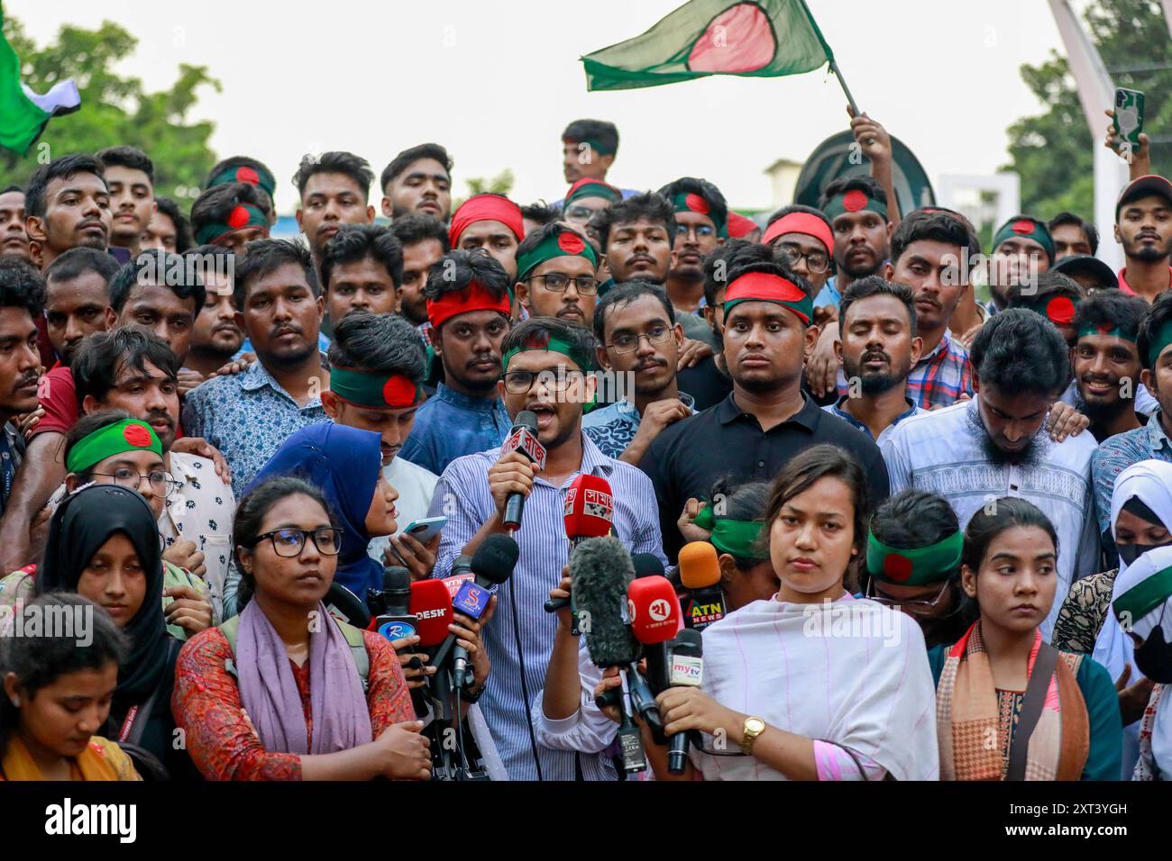 Activists of Students against Discrimination movement protest as part ...