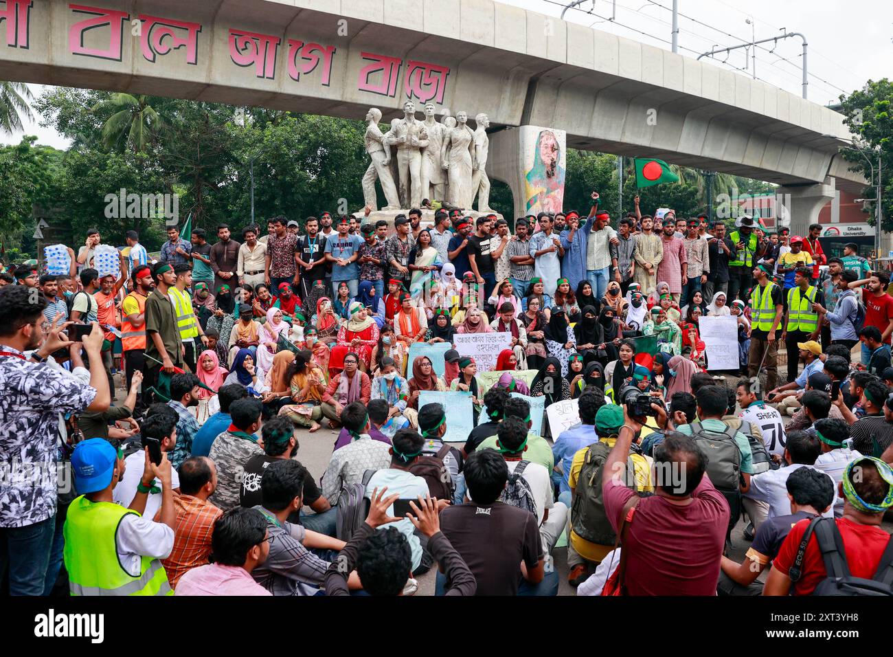 Activists of Students against Discrimination movement protest as part ...