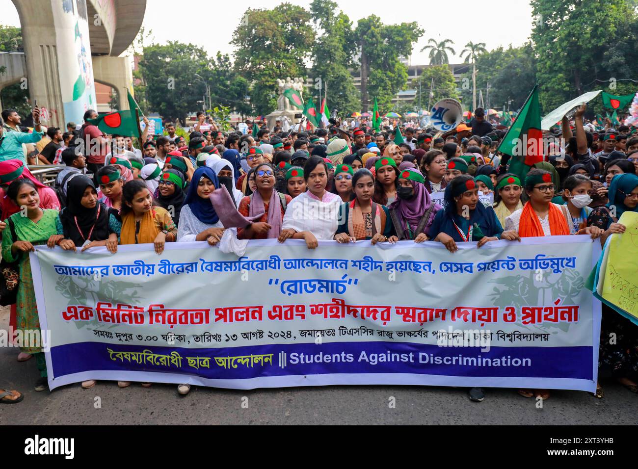 Activists of Students against Discrimination movement protest as part ...