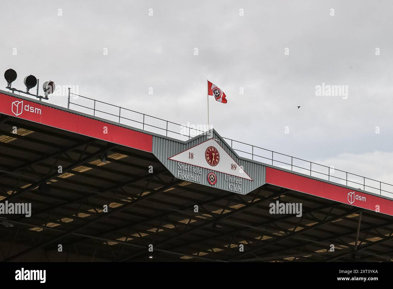 Dsm roofing stadium clock hi-res stock photography and images - Alamy
