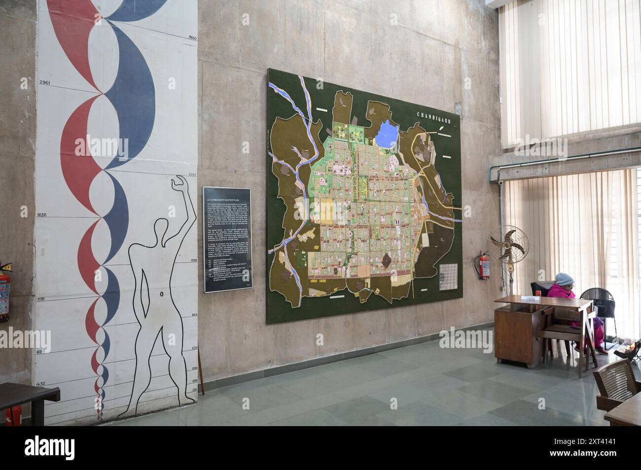 INDIA, Chandigarh, the master plan of the city divided in sectors was ...