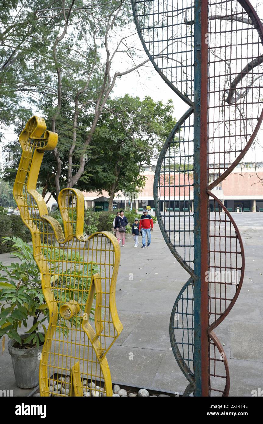 INDIA, Chandigarh, the master plan of the city divided in sectors was ...